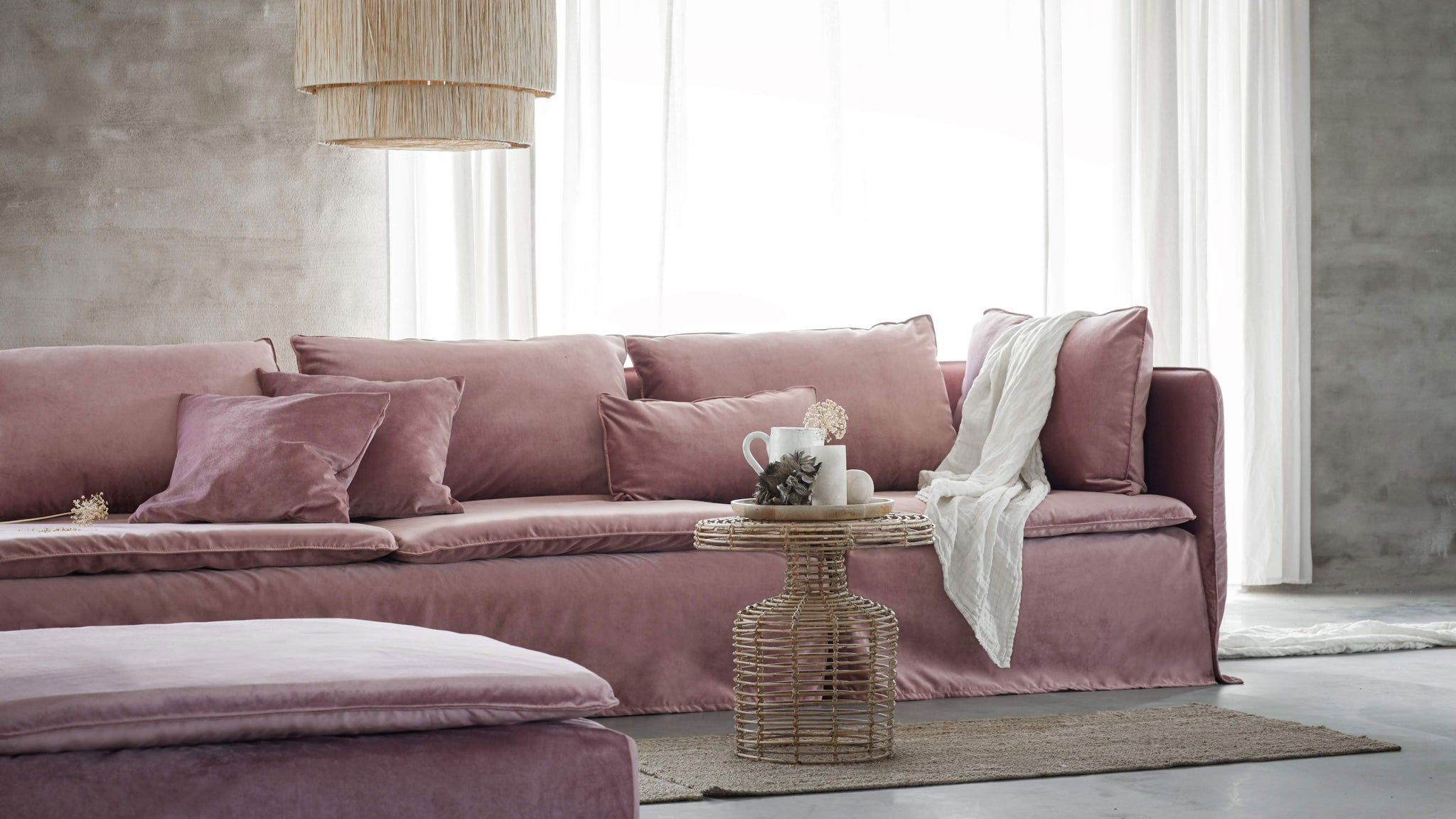 IKEA Söderhamn, Footstool cover Loose Fit | Bemz