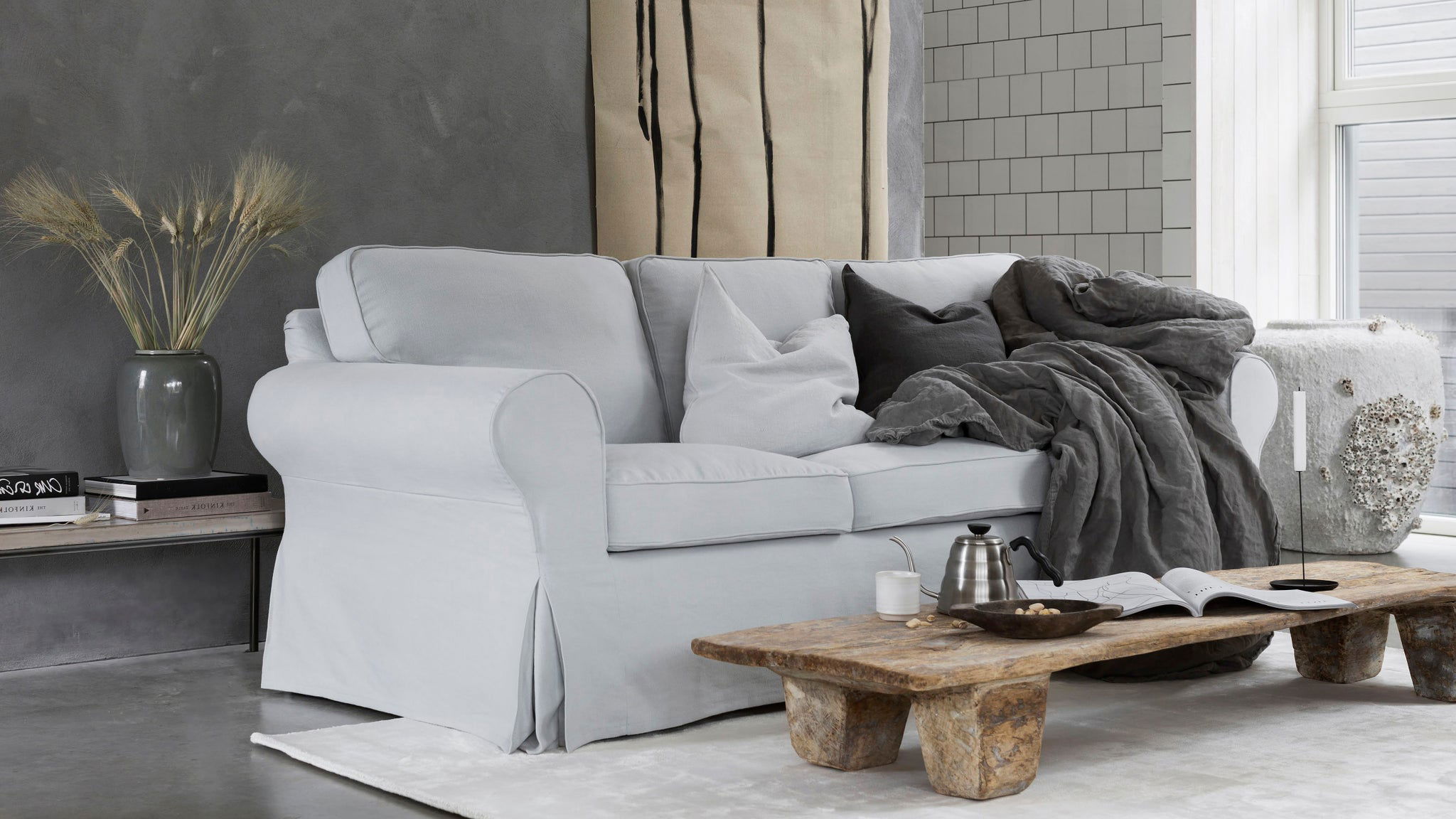 Simply Linen - Natural, affordable sofa covers for IKEA furniture | Bemz